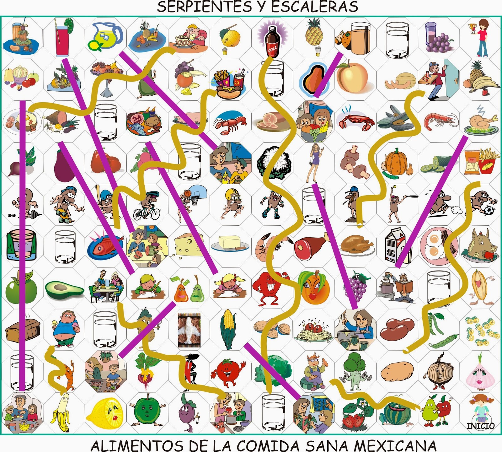 COMIDA SANA MEXICANA: JUEGOS