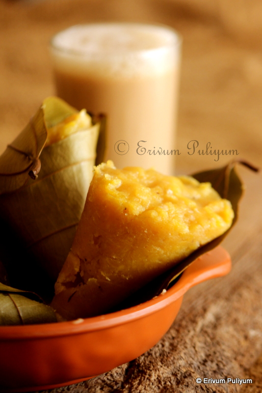 Erivum Puliyum: Ethakka Kumbilappam | Steamed Plantain Cones
