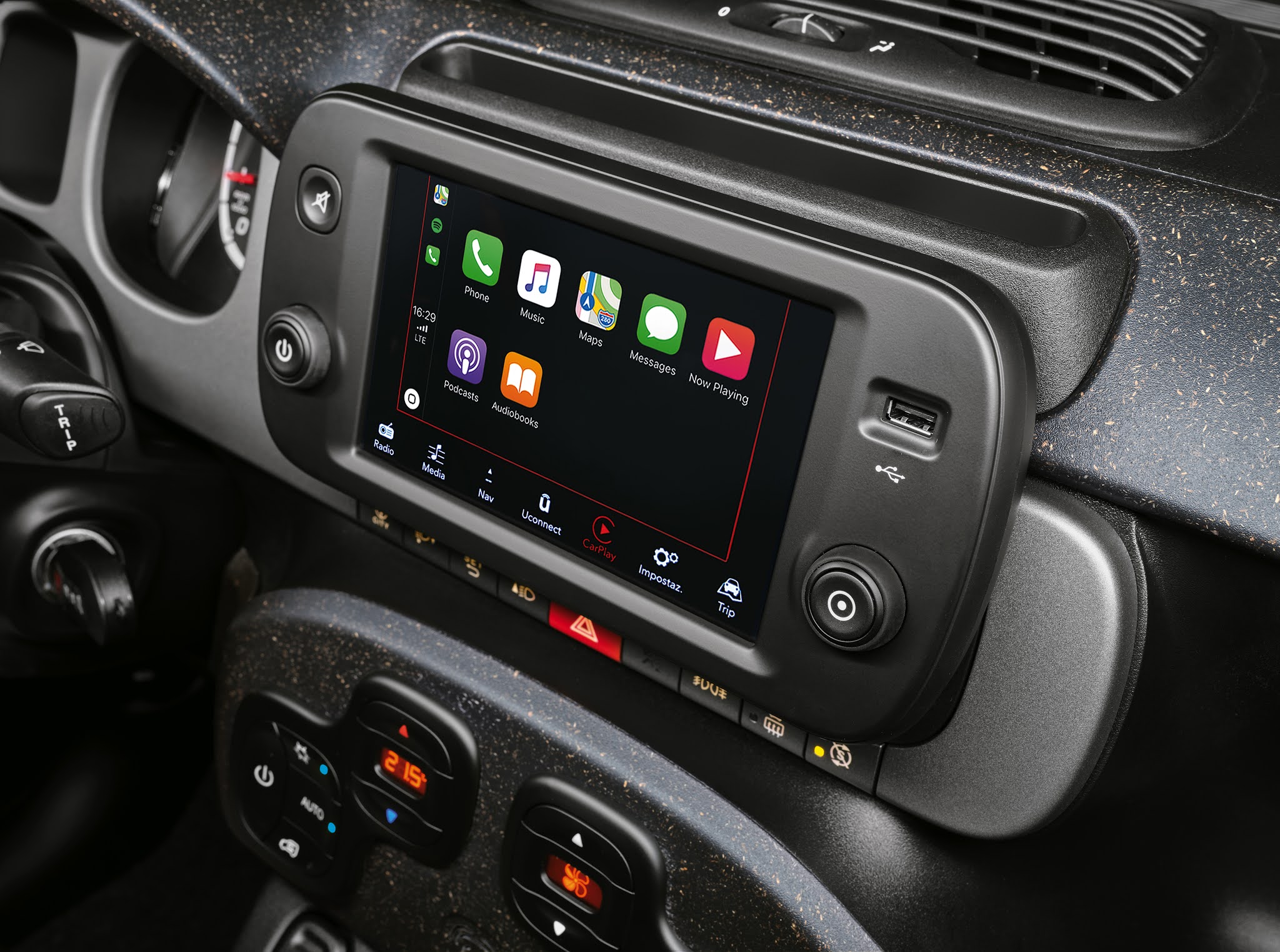 Nuovo sistema multimediale per Fiat Panda MY'21