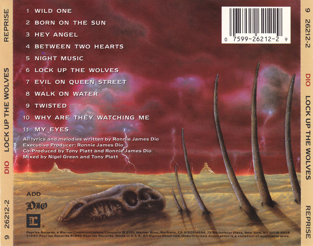 Classic Rock Covers Database: Dio - Lock Up the Wolves (1990)