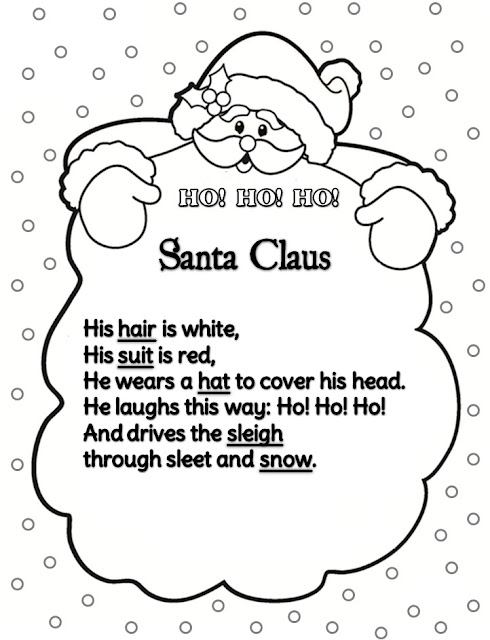 Enjoy Teaching English: SANTA CLAUS (poem)