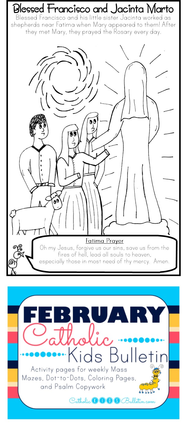 Catholic Kids: February Catholic Kids Bulletin