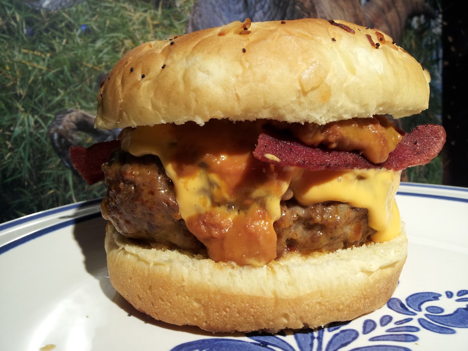 COVERED IN BACON: Taco Burgers