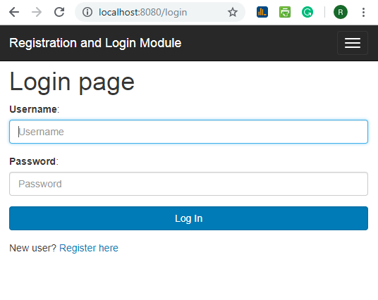 Spring Boot User Registration and Login Example Tutorial