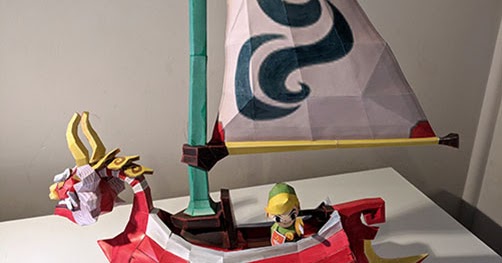 The Legend of Zelda: The Wind Waker - King of Red Lions Paper Model ...
