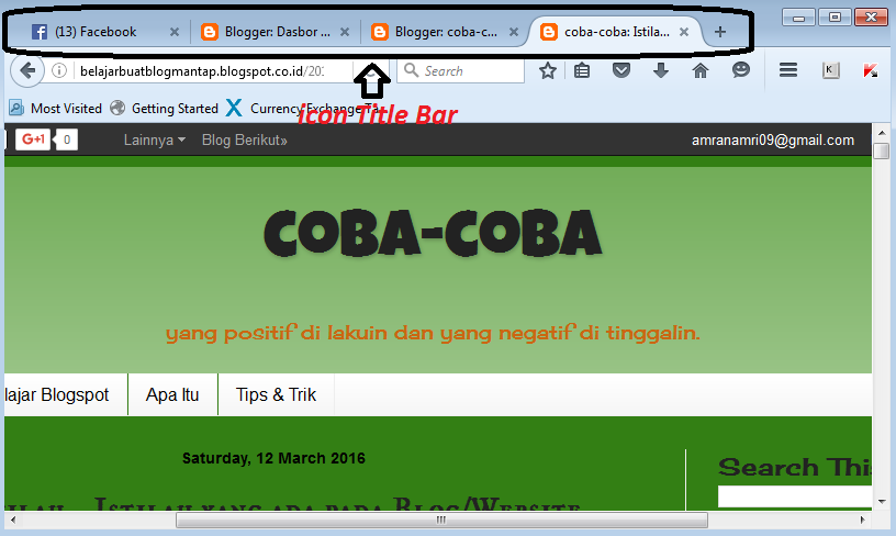 coba-coba: Apa Itu Title Bar