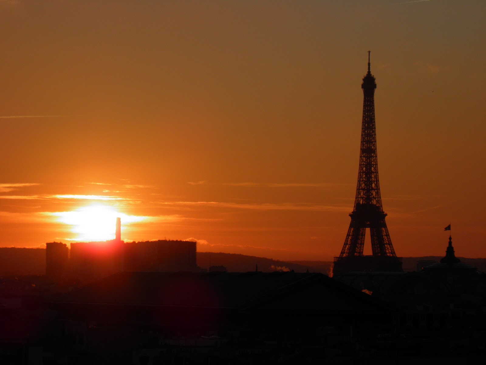 Paris sunset - Parisian touch