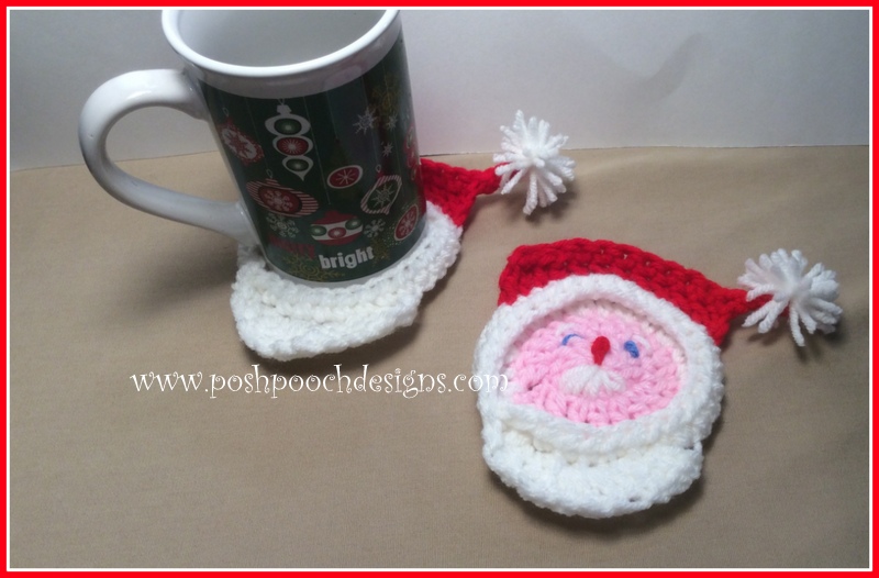 Posh Pooch Designs : Santa Coaster - December Coaster of the Month ...
