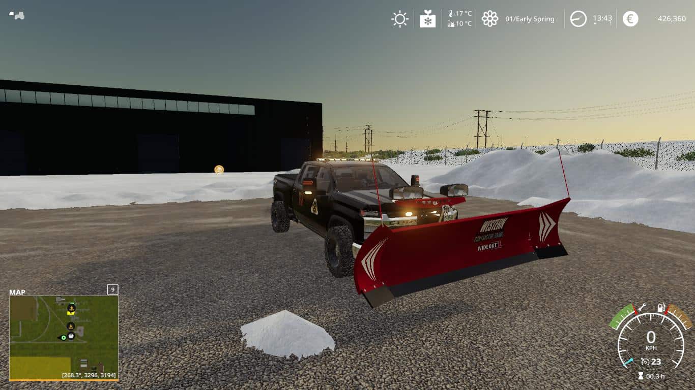 FS19 2020 Chevy Silverado Plow truck v1.0 - FS 19 & 22 USA Mods Collection