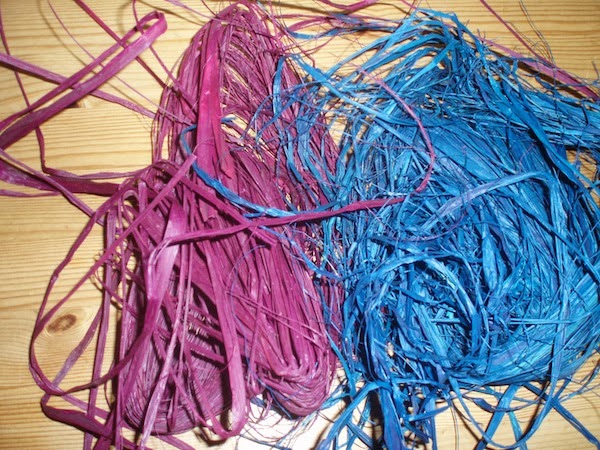 Sew Stitch Knit: Braiding with Raffia and Silk Strips