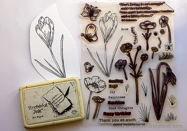 Layers of ink: Stray Embossing Powder Splitcoaststampers Tutorial