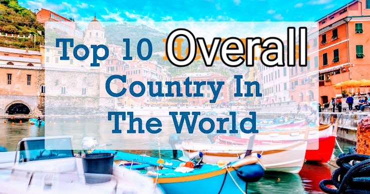 TOP 10 OVERALL COUNTRIES IN THE WORLD.