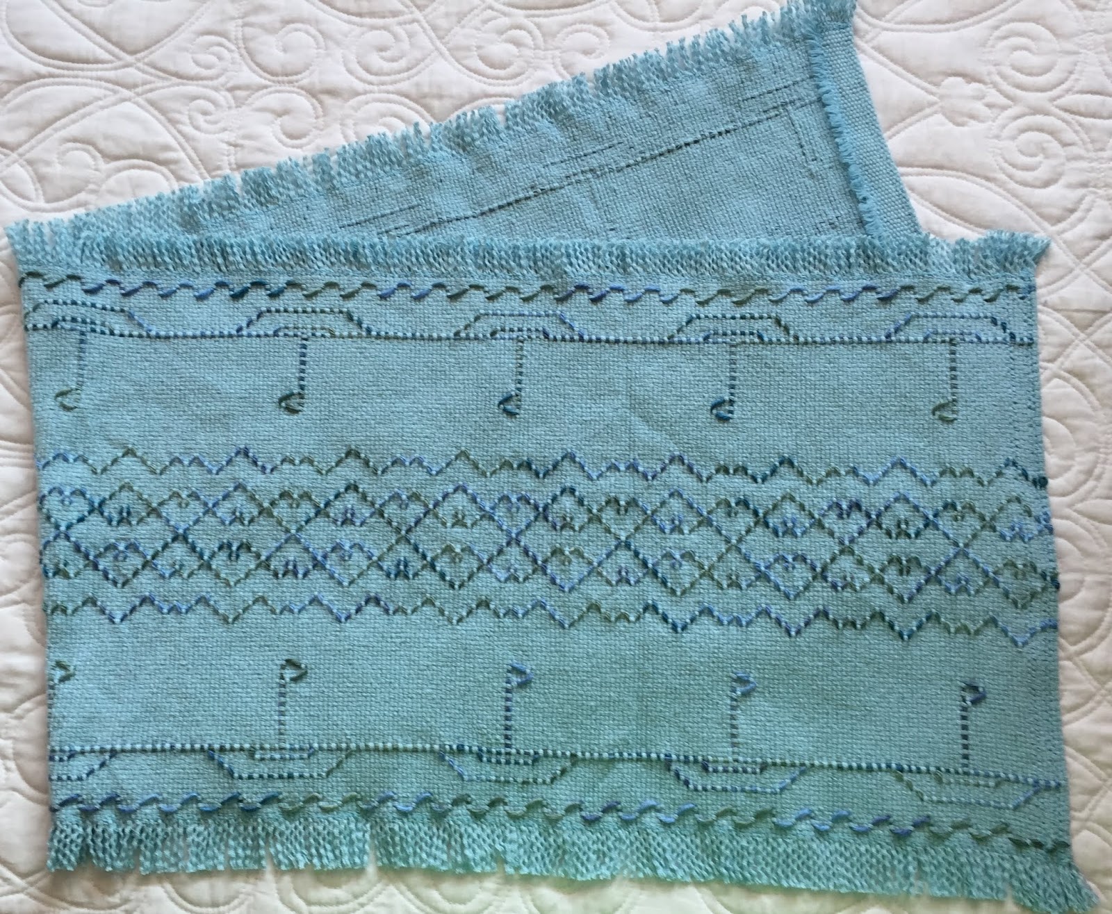 Swedish Weaving Club: Table Runner For Greatgrandson