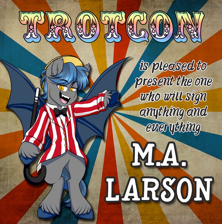 Equestria Daily - MLP Stuff!: TrotCon Announces M.A. Larson for 2020