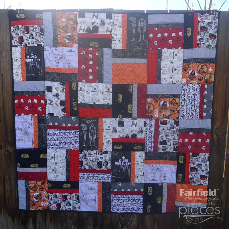 Pieces by Polly: Star Wars Quilt-in-a-Day