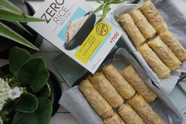 Say My Kitchen: Air Fried Chicken & Rice Ngoh Hiang 鸡丝五香饭卷