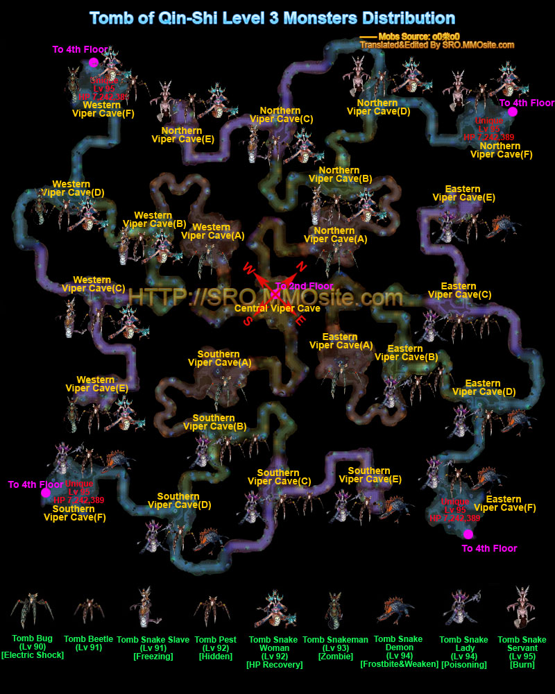 Silkroad Online-R: Jangan Cave Mob İsimleri ve yerleri (Unique'ile ...