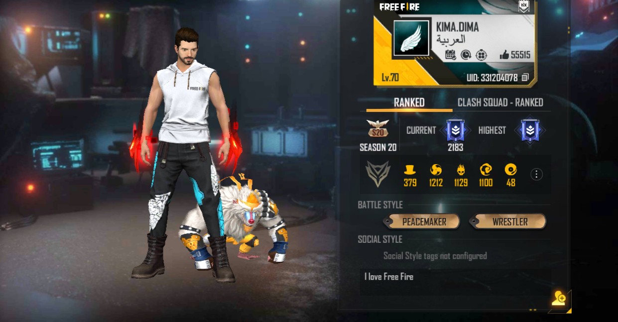 Colonel FF's Free Fire ID, stats, country, and more
