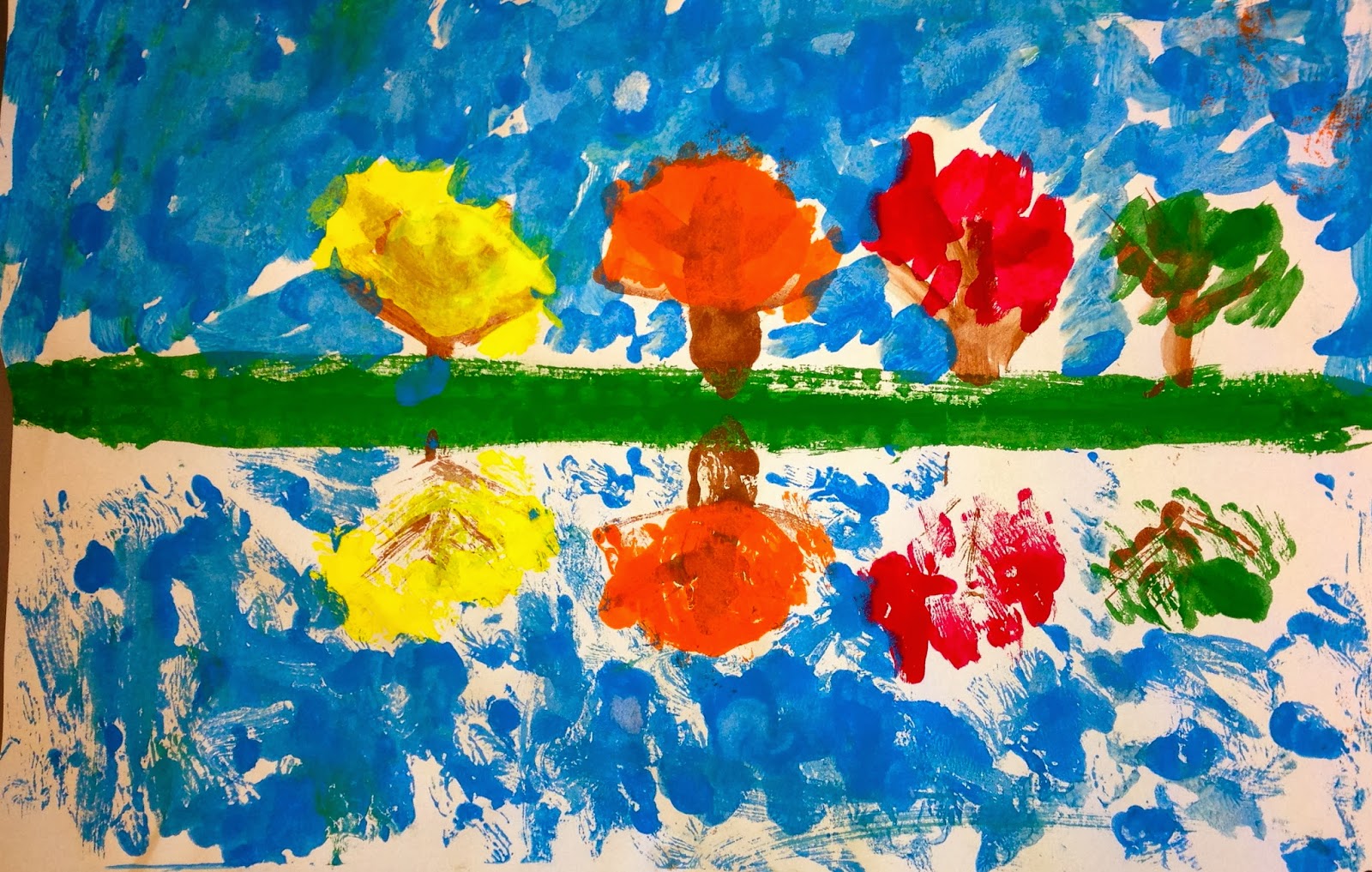 Expression of Imagination: Fall Art by First Grade
