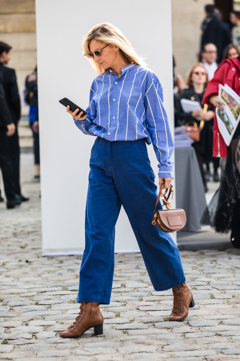 street style_button-down shirt - DIMANCHE