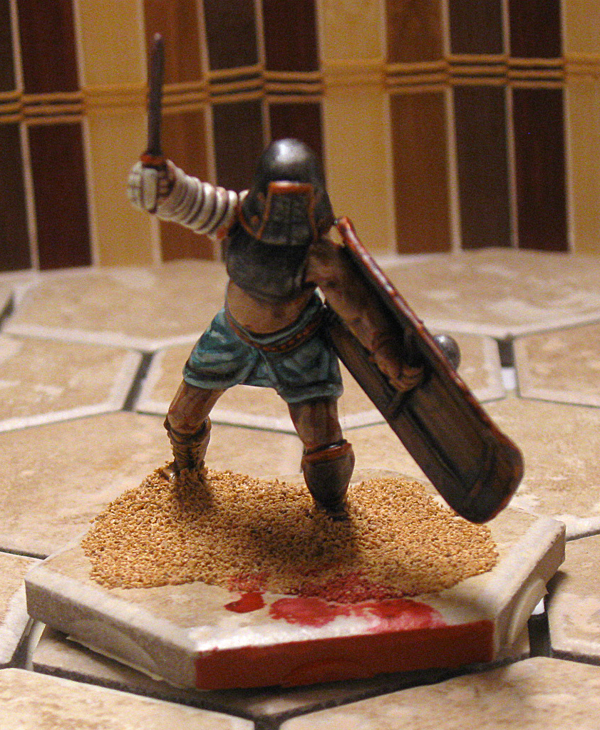 First Painted Miniatures of 2013! Gladiators