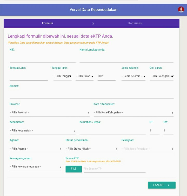 Cara Verval Data Kependudukan pada Aplikasi SIMPKB 2018 - GURU MAJU