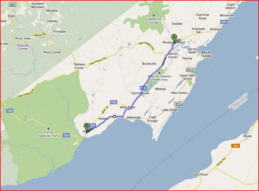 Travel with Kevin and Ruth: Alma, New Brunswick