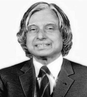 Apj Abdul Kalam Black And White
