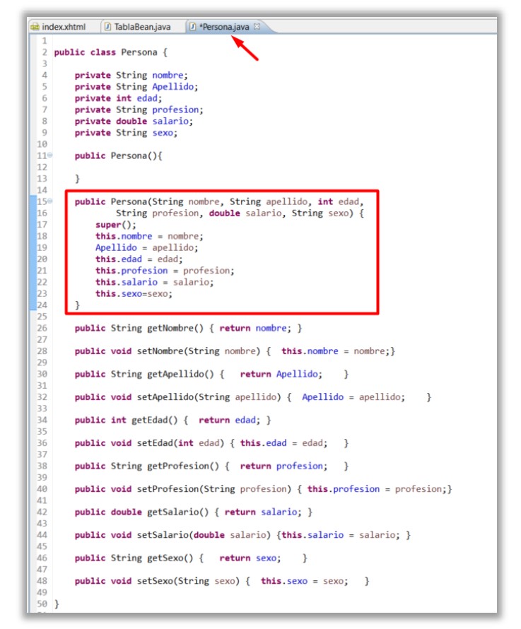 CoDejaVu: USO DEL DATA TABLE EN JSF. CoDejaVu: USO DEL DATA TABLE EN JSF.