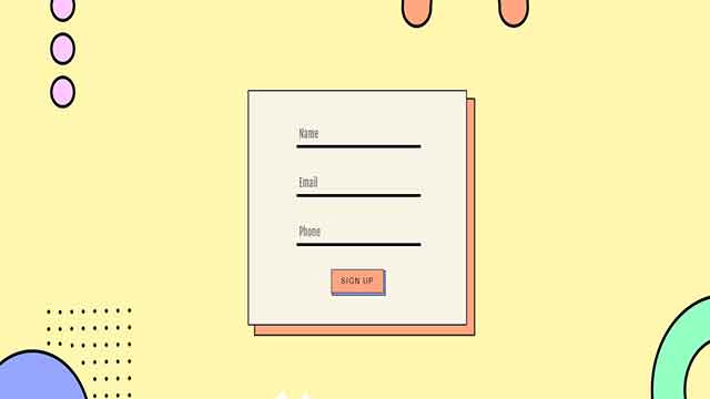 20+ Awesome Form Designs