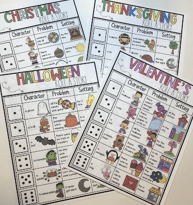 Fun Writing with Roll A Story and a Freebie | The Itty Bitty Teacher