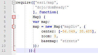 GEOG 455: Web GIS: Lab 5: ArcGIS API for JavaScript 1