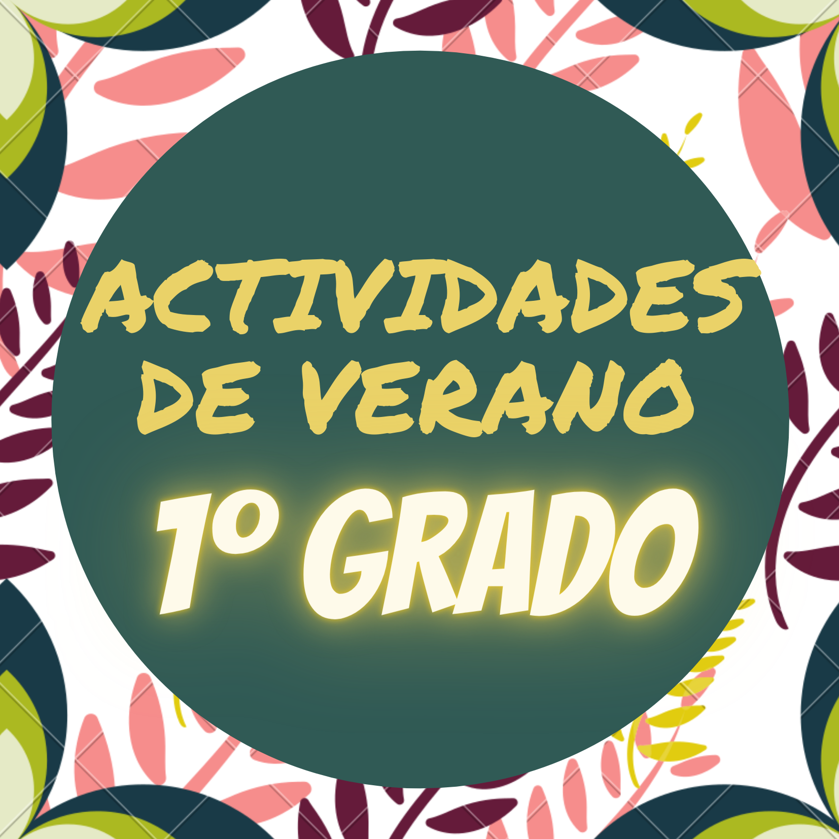 CUADERNO CON ACTIVIDADES DE VERANO PRIMER GRADO PRIMARIA