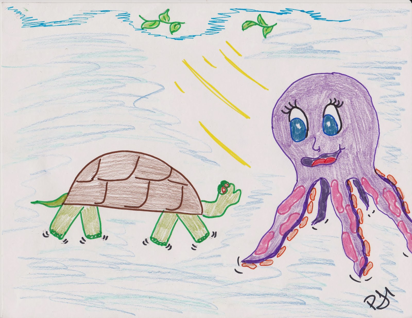 The Adventures of Sammy the Turtle series: Artwork