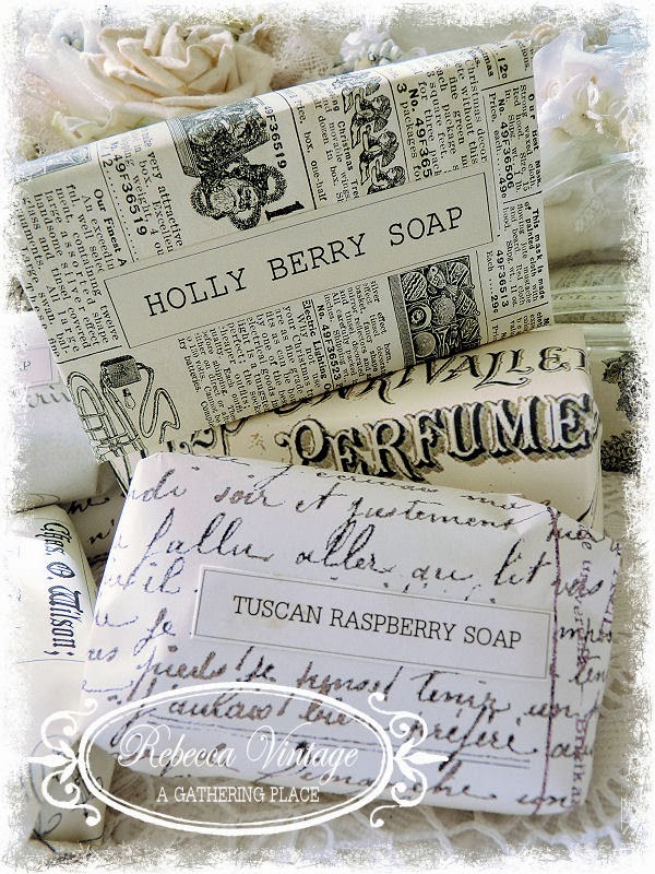 ~ALL LATHERED UP - REPACKAGING PERFUMED SOAPS~