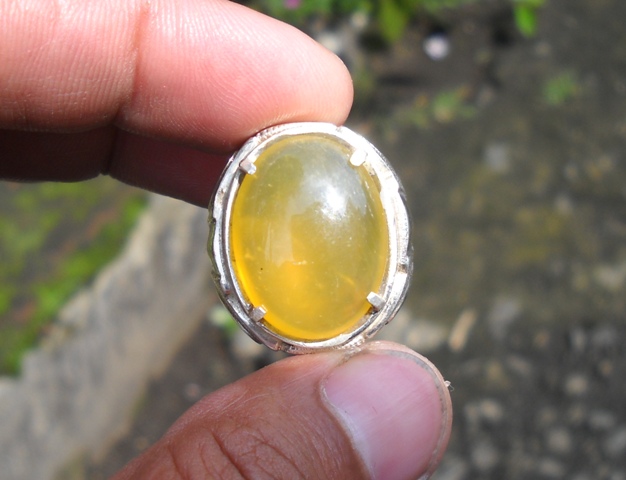 Lapak Batu Antik ( LBA ): AG145- Batu Kuning Garut Kristal... !!!_SOLD