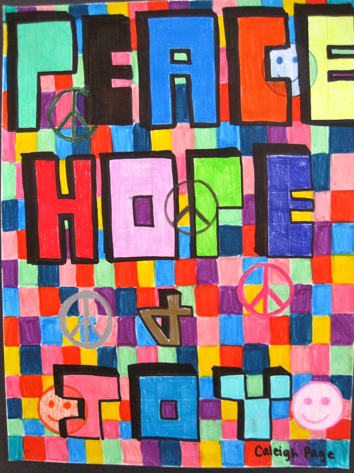 Pinewood Art Grid Art 8th Grade Pinewood Art Grid Art 8th Grade