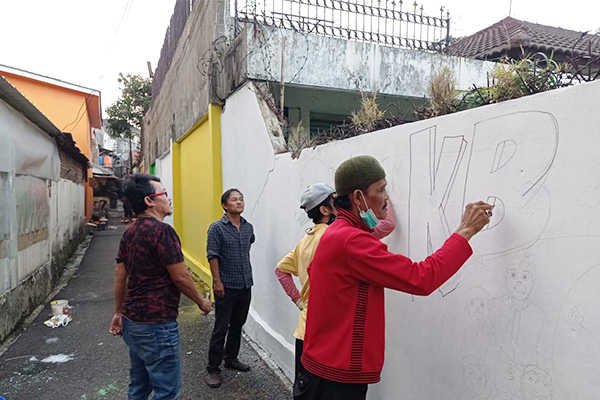 Mural dan Pesan Moral Warga Telukbuyung Bandung