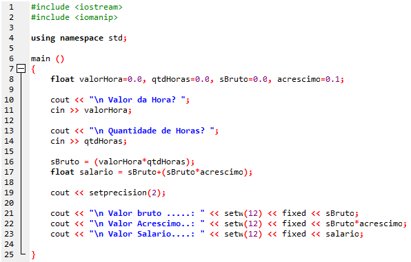 Aprender Programar em C++: Fevereiro 2015