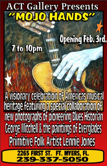 Arts for Act: "MOJO Hands" opening February 3rd at Art Walk Fort Myers