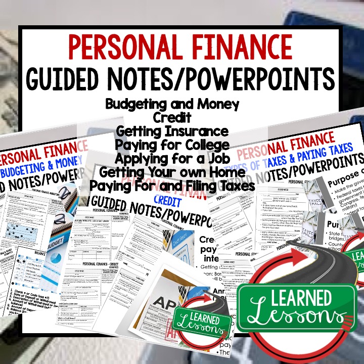Economics Guided Notes, Economic PowerPoints - Learned Lessons Teaching ...