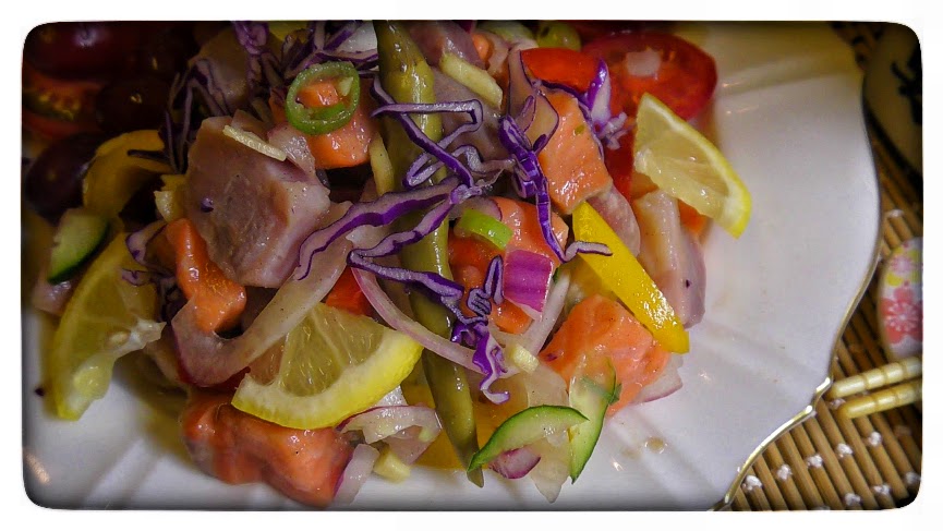 LUWEEH KITCHEN : Kinilaw na isda ( SALMON at TUNA) Luweeh's Kitchen