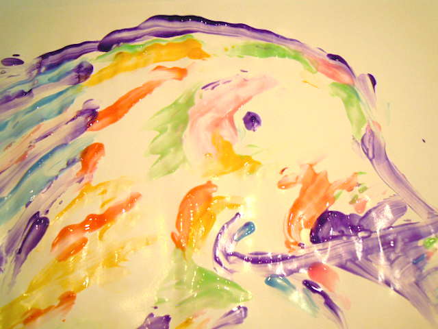 An Elephant a Day: Elephant No. 15: Fingerpainting