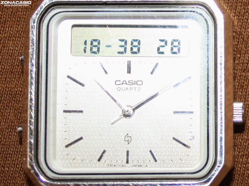 Zona Casio: Casio AT-550: el reloj táctil y ana-digi, cuando los ...
