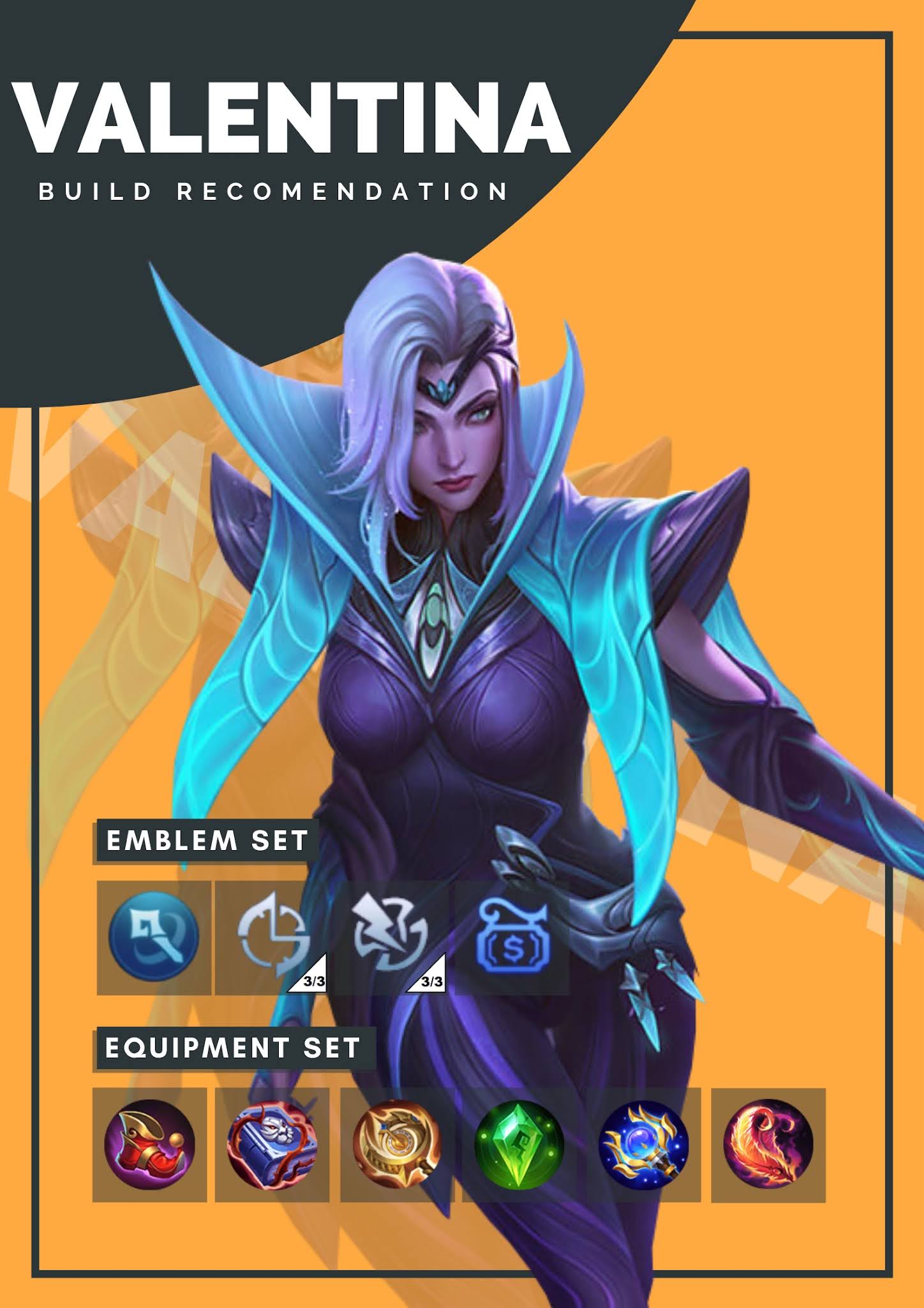 Kutas (Kupas Tuntas) Hero Valentina: Skill, Build, Emblem, dll - Teh90blog