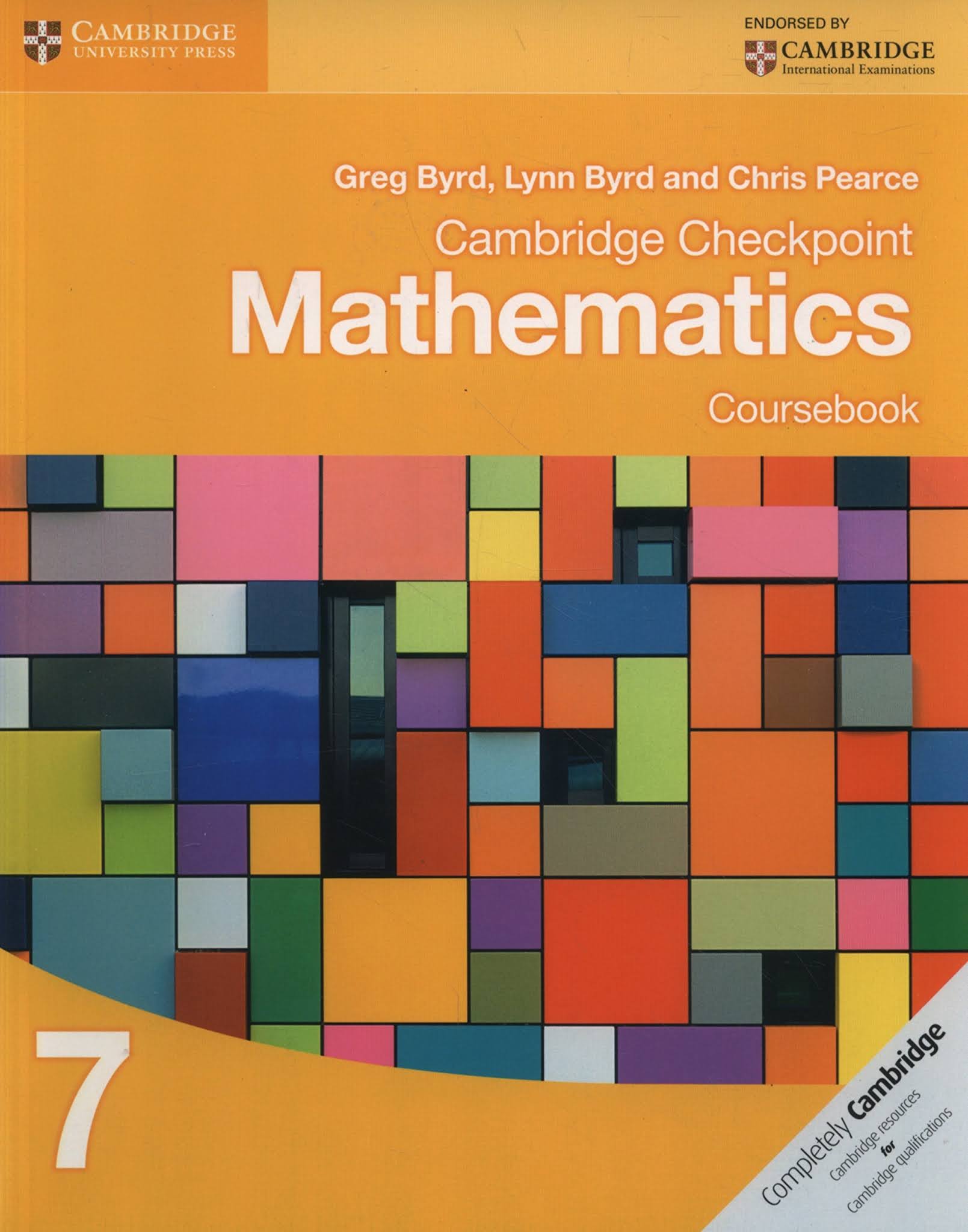 Cambridge Checkpoint Mathematics Coursebook 7 By Greg Byrd Lynn Byrd cambridge-checkpoint-mathematics-coursebook-7-by-greg-byrd-lynn-byrd