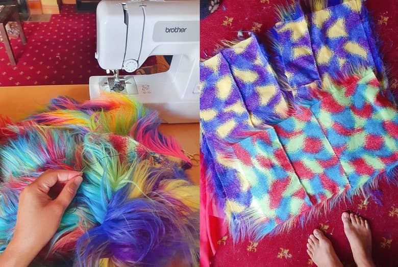 How I Upcycled Fake Fur Textiles into a Groovy Jacket - For Urban Women ...