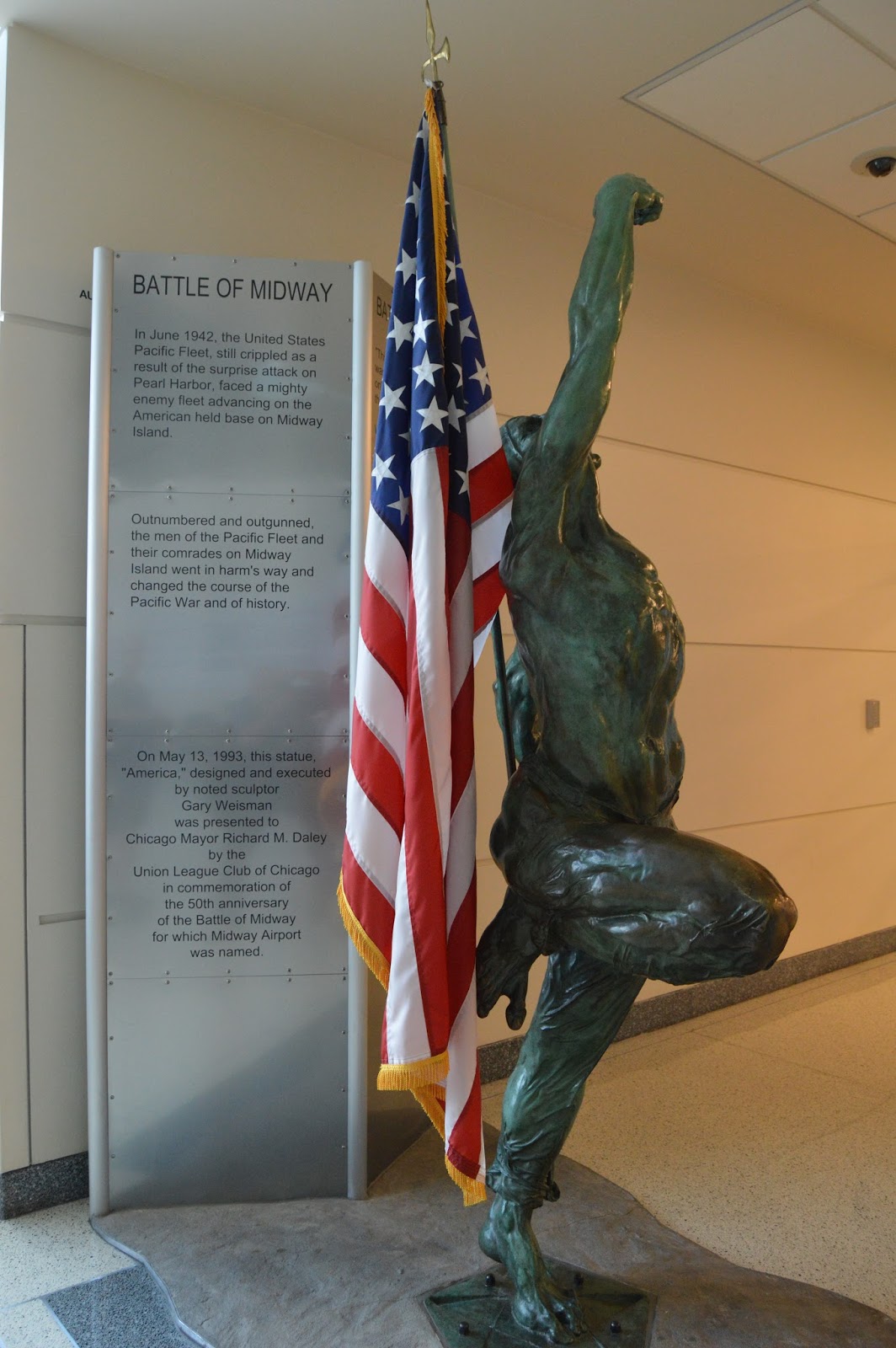 Industrial History: Battle of Midway Memorial in Midway Airport