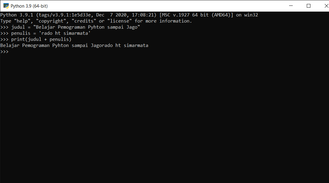 Python #3 : 5 Aturan Penulisan Sintaks Python ~ This Is About ME