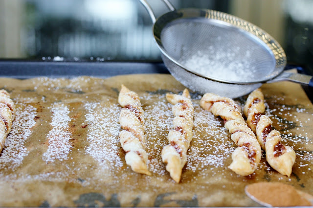 PB Nutella & Rasberry Jam Twists | Beela Bakes
